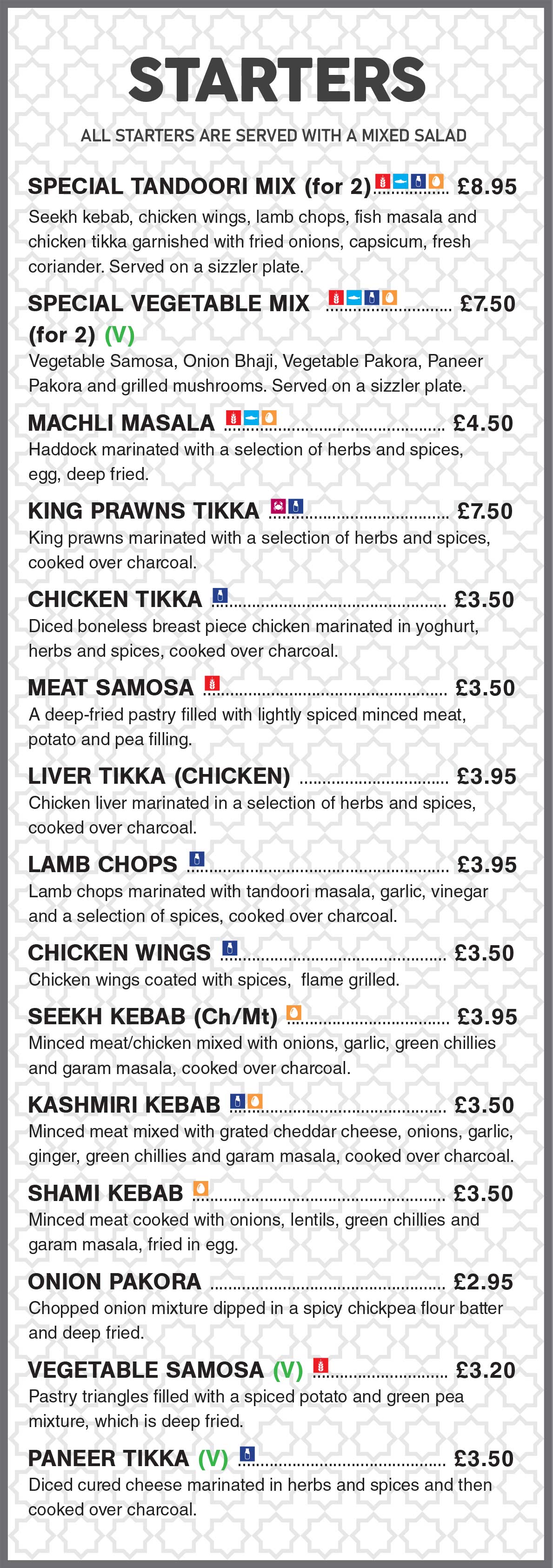 Kashmiri Aroma - Food Menu | Finest Kashmiri Cuisine, Ilkley, West ...